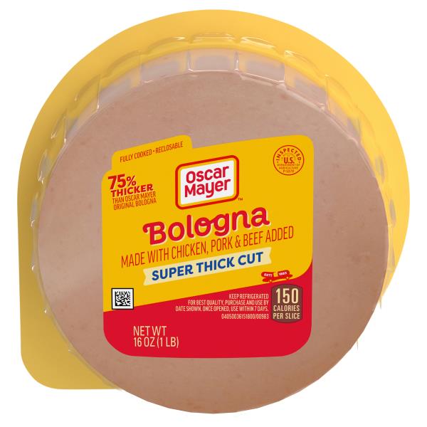 Oscar Mayer Super Thick Cut Bologna | Publix Super Markets