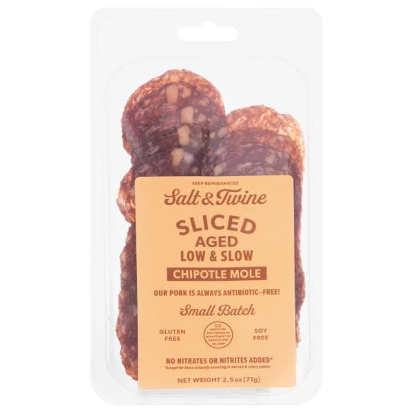 Salt & Twine Salami, Chipotle Mole, Sliced | Publix Super Markets