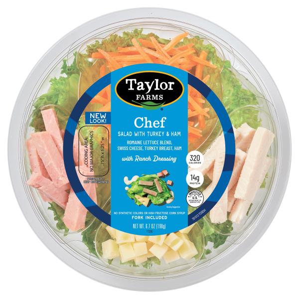 Taylor Farms Salad, with Turkey & Ham, Chef | Publix Super Markets