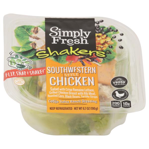 Simply Fresh Shakers Salad, Southwestern Style Chicken | Publix Super ...