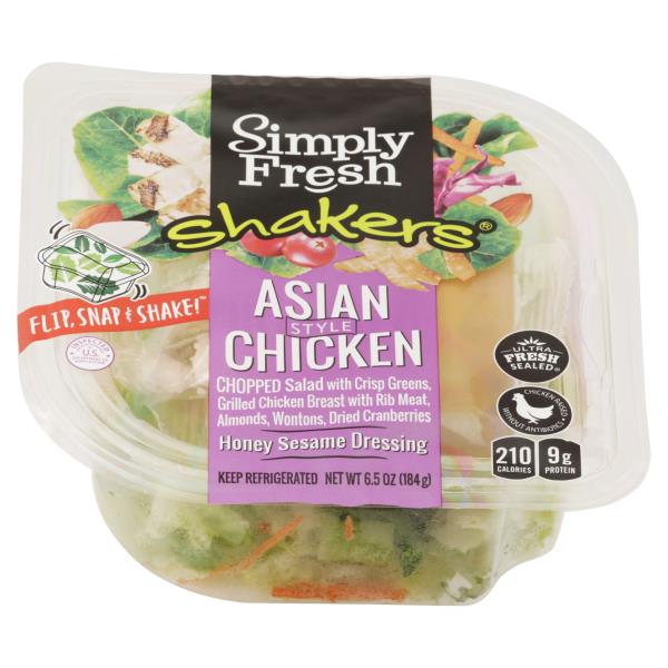 Simply Fresh Shakers Chopped Salad, Asian Style Chicken | Publix Super ...