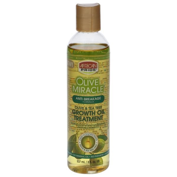 African Pride Olive Miracle Growth Oil Treatment, Olive & Tea Tree ...