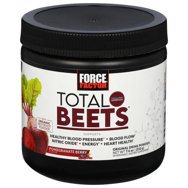 Force Factor Drink Powder, Original, Total Beets, Pomegranate Berry ...