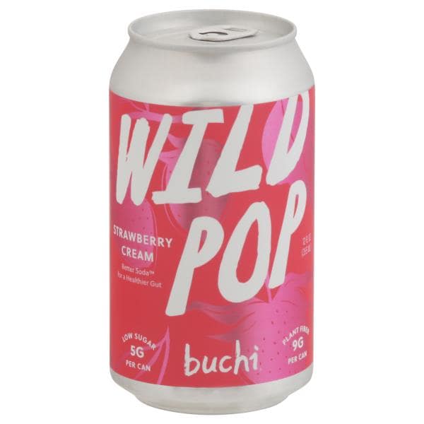 Buchi Wild Pop Soda, Strawberry Cream | Publix Super Markets