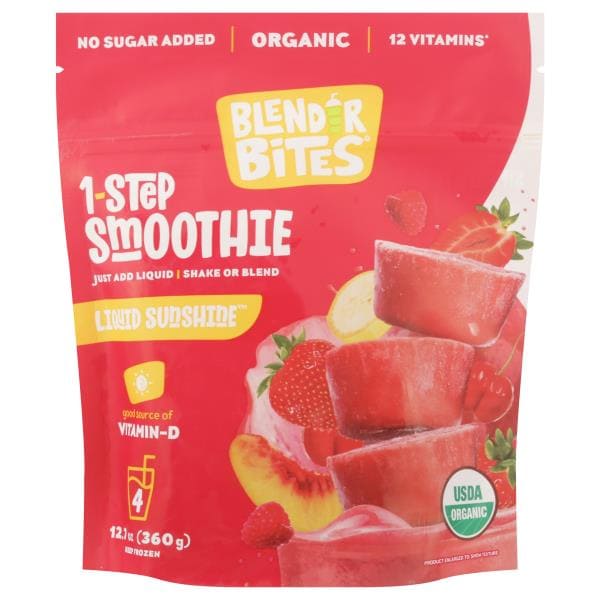 Blender Bites 1-Step Smoothie, Organic, Liquid Sunshine | Publix Super ...
