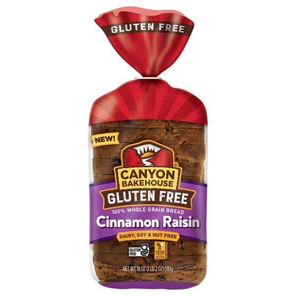 Canyon Bakehouse Bread, Whole Grain, Cinnamon Raisin | Publix Super Markets