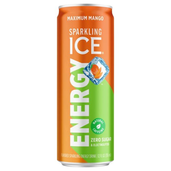 Sparkling Ice Energy Drink, Zero Sugar, Maximum Mango | Publix Super ...