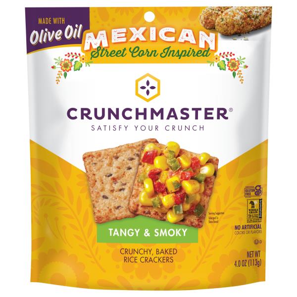 Crunchmaster Baked Multi-Grain Mexican Street Corn Flavored Crackers ...