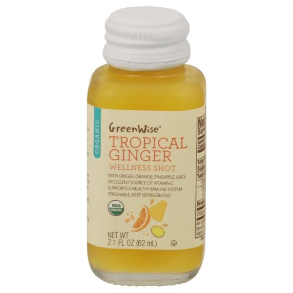 GreenWise Organic Wellness Shot, Tropical Ginger | Publix Super Markets