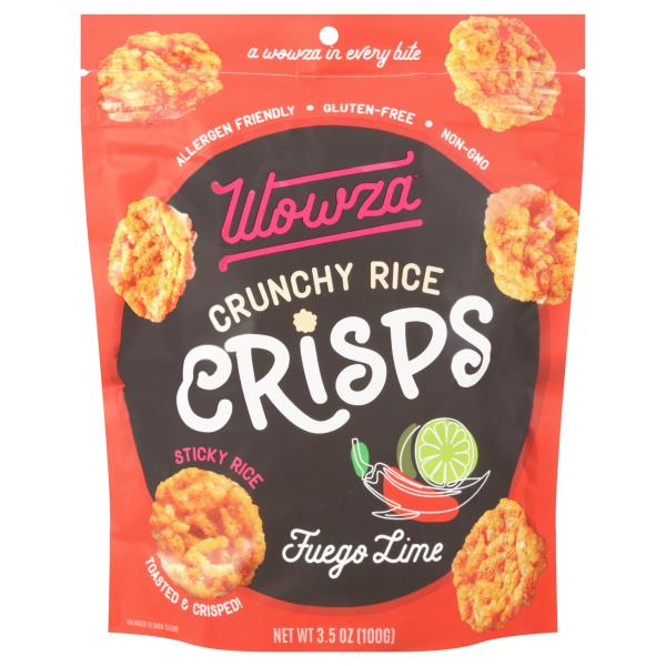 Wowza Crisps, Fuego Lime, Crunchy Rice | Publix Super Markets