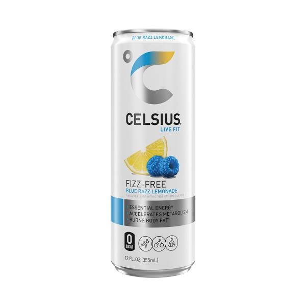 Celsius Fizz Free Blue Razz Lemonade, Functional Energy Drink | Publix ...