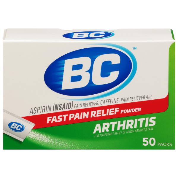 BC Fast Pain Relief, Arthritis Pain, On-the-Go Stick Packs | Publix ...