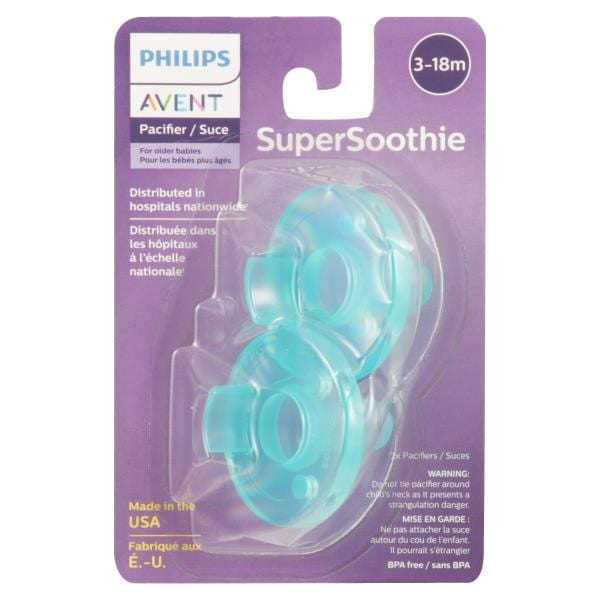Phillips Pacifier, Super Soothie, 3-18 Months | Publix Super Markets
