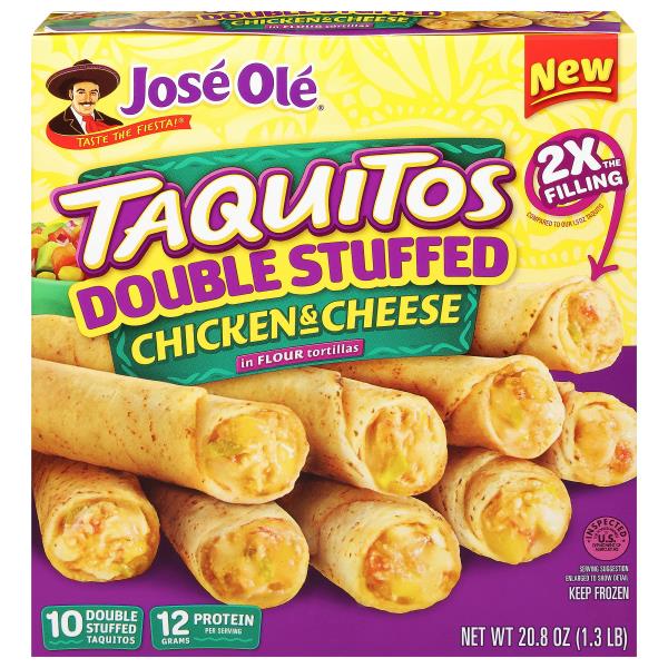 Jose Ole Double Stuffed Chicken & Cheese Taquitos | Publix Super Markets