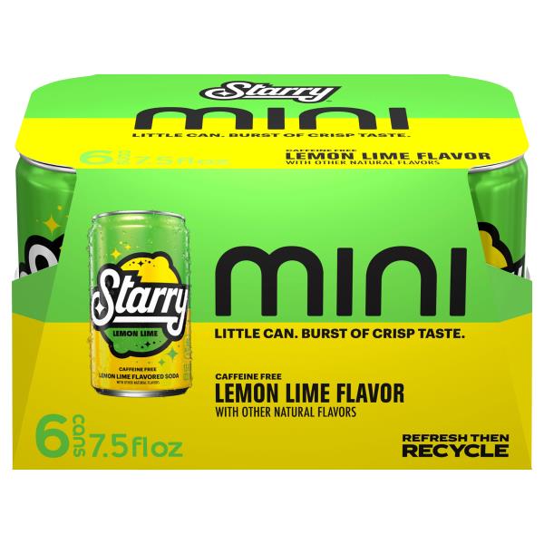Starry Soda, Caffeine Free, Lemon Lime Flavor, Mini | Publix Super Markets