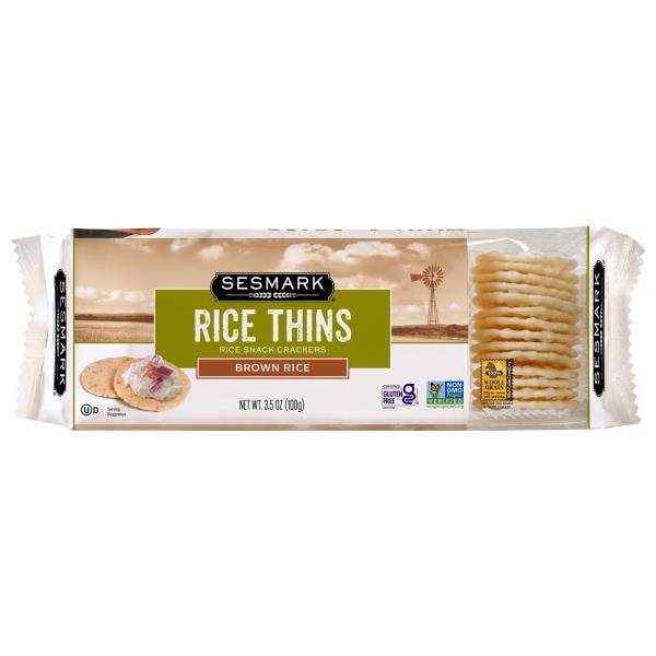 Sesmark Rice Thins, Brown Rice | Publix Super Markets