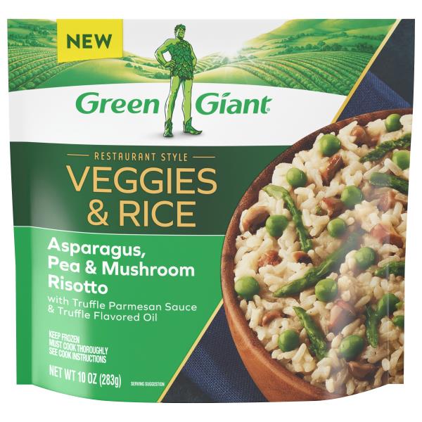 Green Giant Veggie & Rice, Asparagus Pea & Mushroom Risotto, Restaurant ...