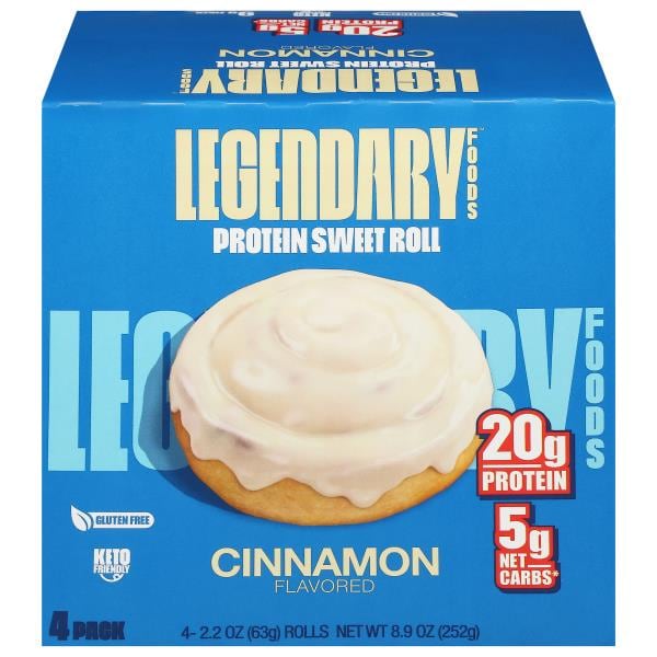 Legendary Foods Protein Sweet Roll, Cinnamon Flavored, 4 Pack | Publix ...