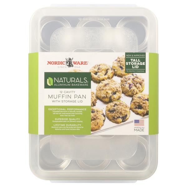 Nordic Ware Muffin Pan, with Storage Lid, 12 Cavity | Publix Super Markets