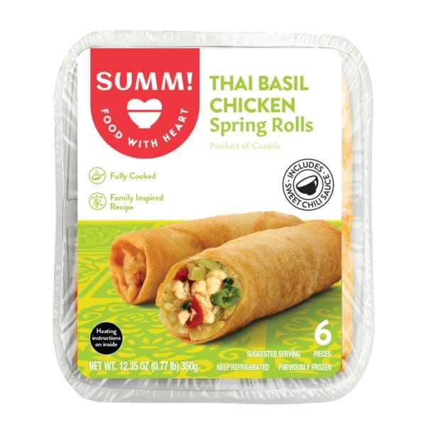 Summ! 6 pieces Spring Rolls with 1 package of Sweet Chili Sauce ...