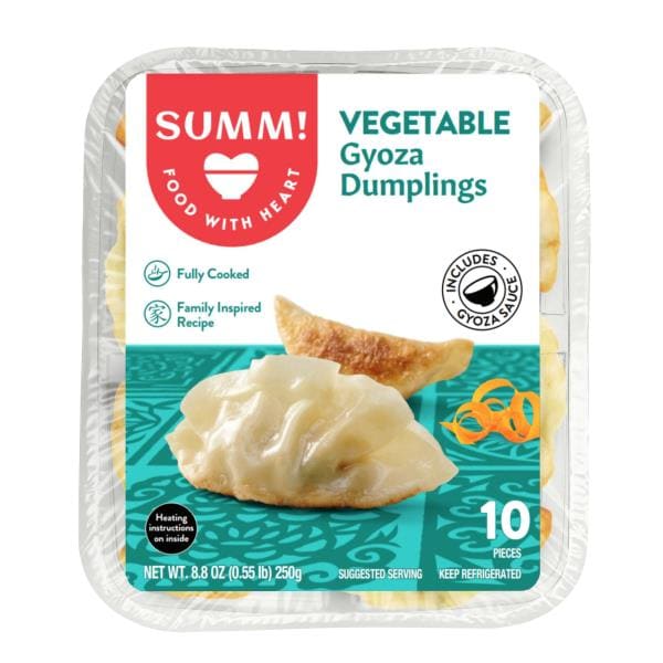 Summ! 10 Pieces Gyoza Dumplings with 1 package of Gyoza Sauce | Publix ...