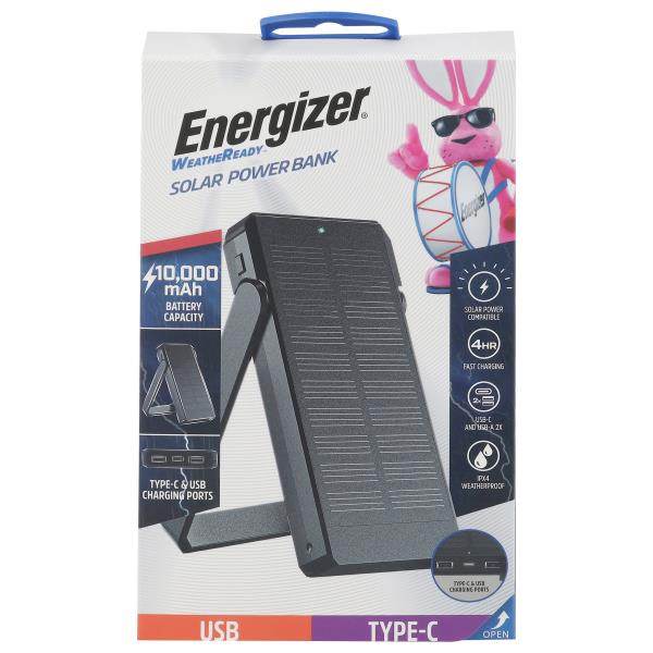 Energizer Solar Powerbank, USB/Type-C | Publix Super Markets