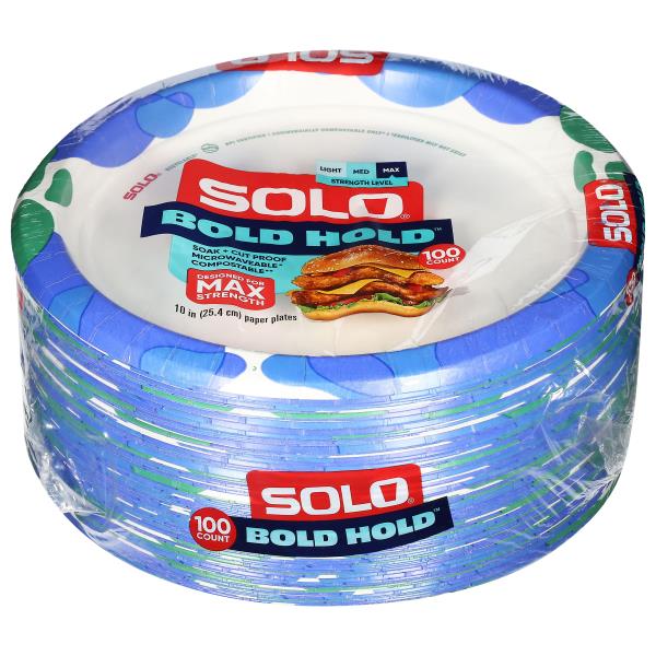 Solo Bold Hold Paper Plates, Max Strength | Publix Super Markets