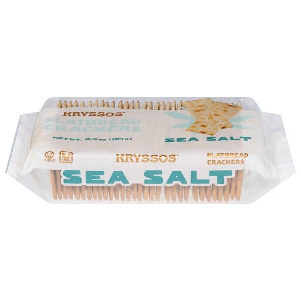 Kryssos Flatbread Crackers, Sea Salt | Publix Super Markets