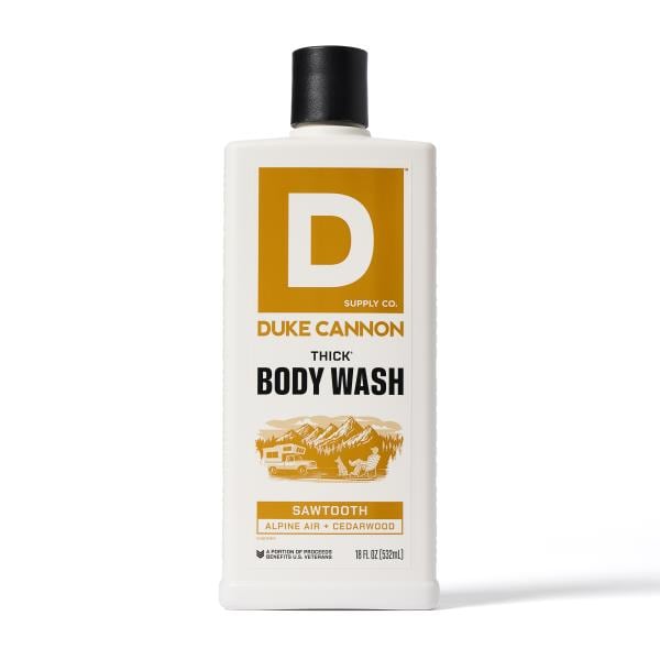 Duke Cannon Supply Co. Thick Body Wash, Sawtooth/Alpine Air + Cedarwood ...
