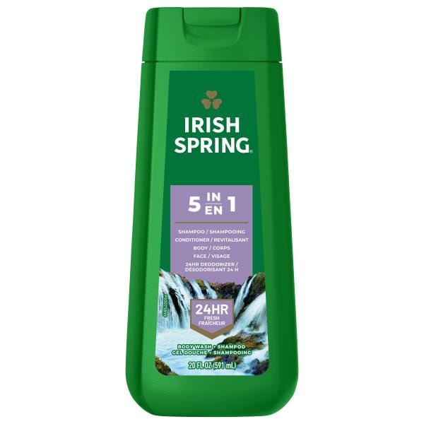Irish Spring Body Wash + Shampoo, 5 in 1 | Publix Super Markets
