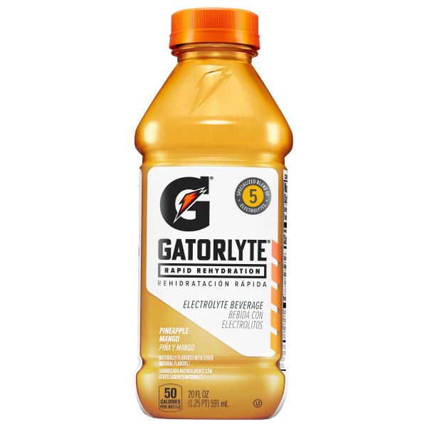 Gatorlyte Electrolyte Beverage, Rapid Rehydration, Pineapple Mango ...
