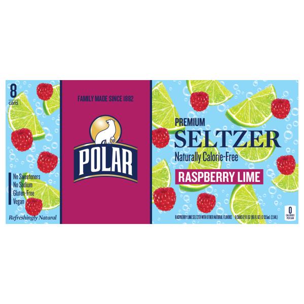 Polar Seltzer, Calorie-Free, Raspberry Lime | Publix Super Markets