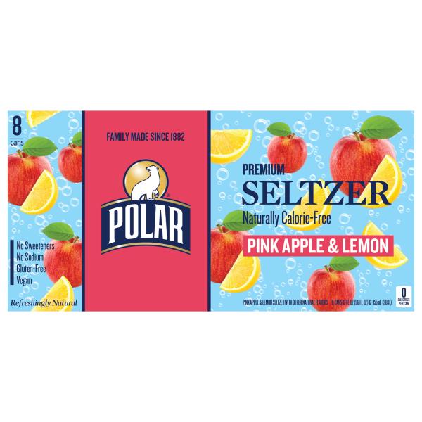 Polar Seltzer, Premium, Pink Apple & Lemon | Publix Super Markets