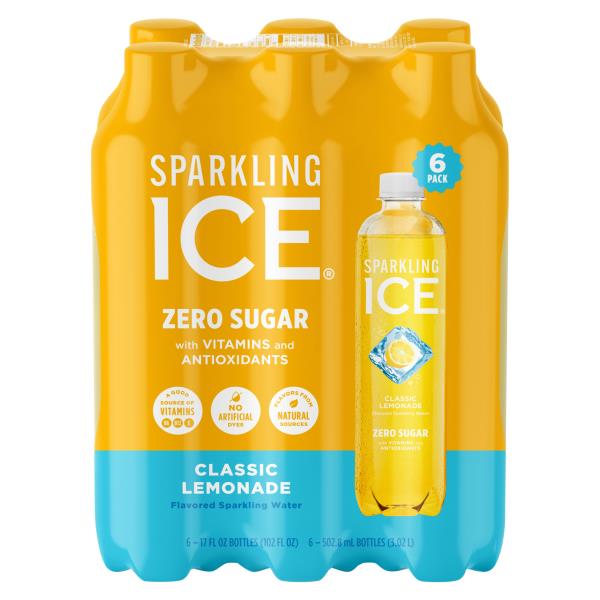 Sparkling Ice Classic Lemonade Sparkling Water 6 PK | Publix Super Markets
