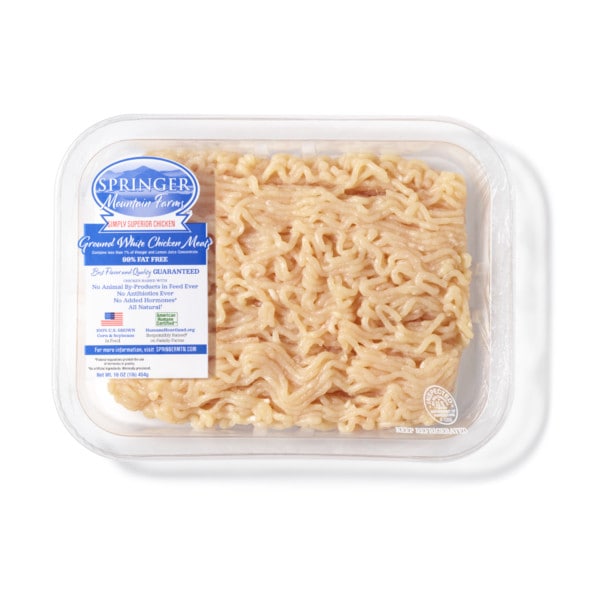 Springer Mountain Farms 99% Fat Free Ground Chicken, Raised Without ...