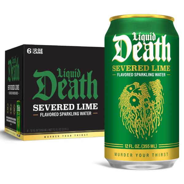 Liquid Death Severed Lime Flavored Sparkling Water | Publix Super Markets