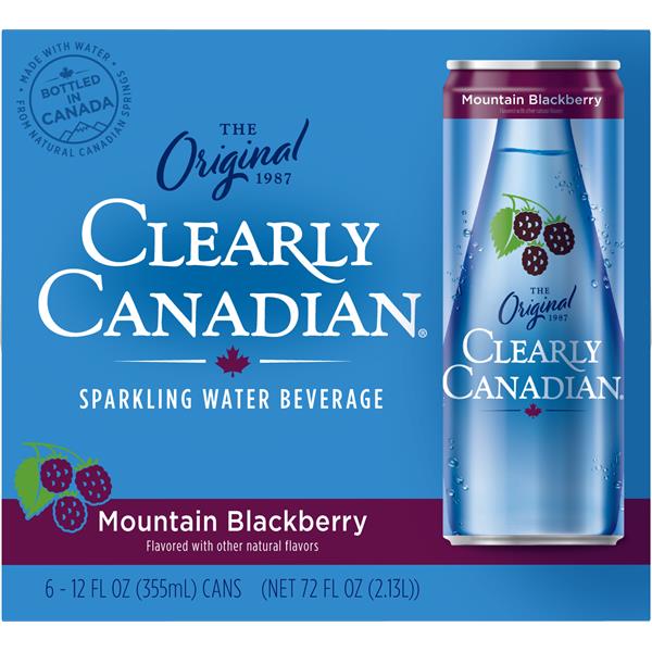 Clearly Canadian Sparkling Water Beverage, Mountain Blackberry | Publix Super Markets