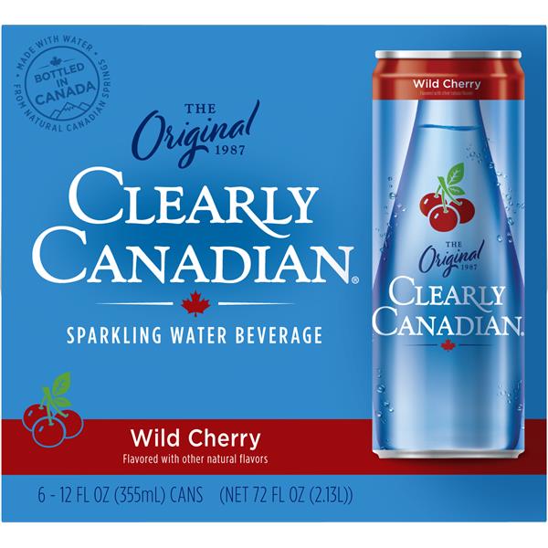 Clearly Canadian Sparkling Water Beverage, Wild Cherry | Publix Super Markets