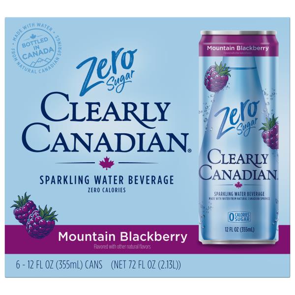 Clearly Canadian Sparkling Water Beverage, Zero Sugar, Forest ...