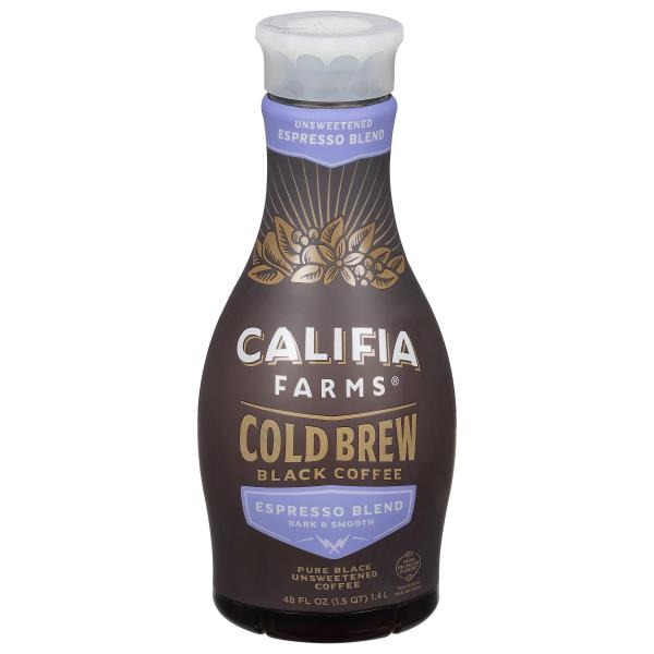 Califia Farms Coffee, Black, Cold Brew, Espresso Blend | Publix Super ...