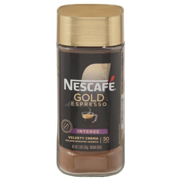 NESCAFÉ Gold Espresso Intense Velvety Crema Golden Roasted Arabica ...