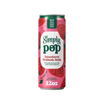 Simply Pop Pop Prebiotic Soda Strawberry Drink | Publix Super Markets