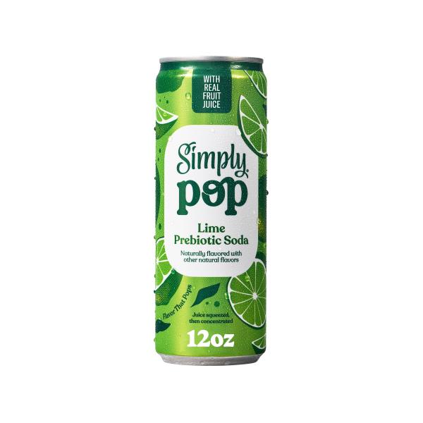 Simply Pop Pop Prebiotic Soda Lime Drink | Publix Super Markets