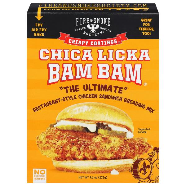 Fire & Smoke Society Breading Mix, Restaurant-Style Chicken Sandwich ...