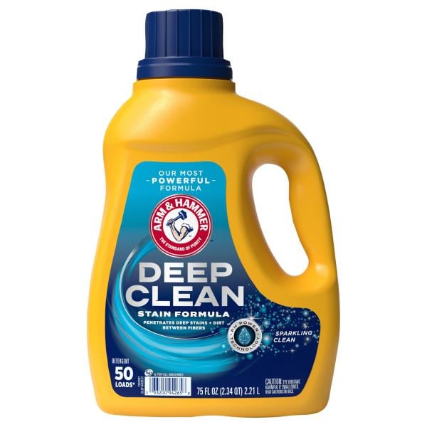 Arm & Hammer Deep Clean Stain Formula Sparkling Clean Detergent ...