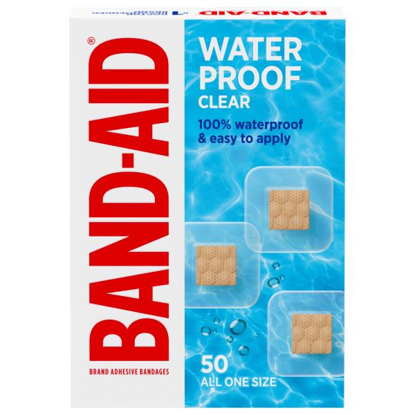 Band-Aid Clear Waterproof All One Size Bandages | Publix Super Markets