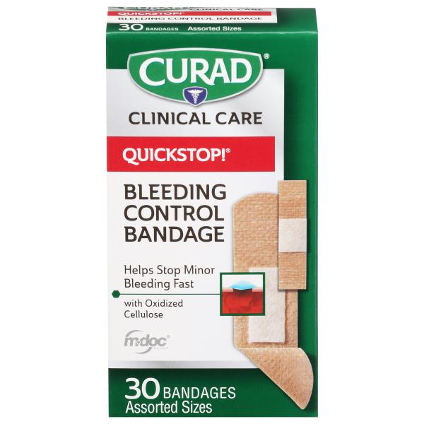 CURAD Quickstop! Bandages, Bleeding Control, Assorted Sizes | Publix ...