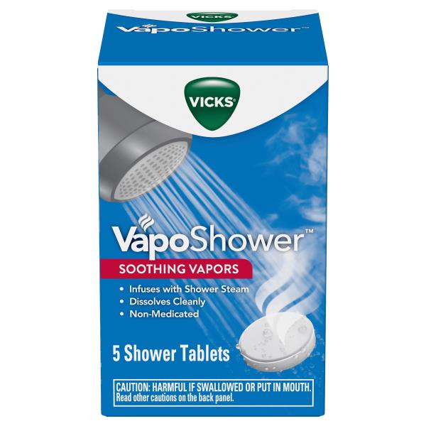 Vicks VapoShower Vicks VapoShower, Dissolvable Shower Tablets, Soothing ...
