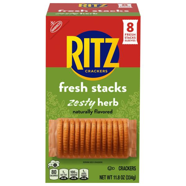 Ritz Crackers, Fresh Stacks, Zesty Herb | Publix Super Markets