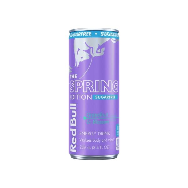 Red Bull Spring Edition Sugarfree Energy Drink, Grapefruit, 8.4 fl. oz ...